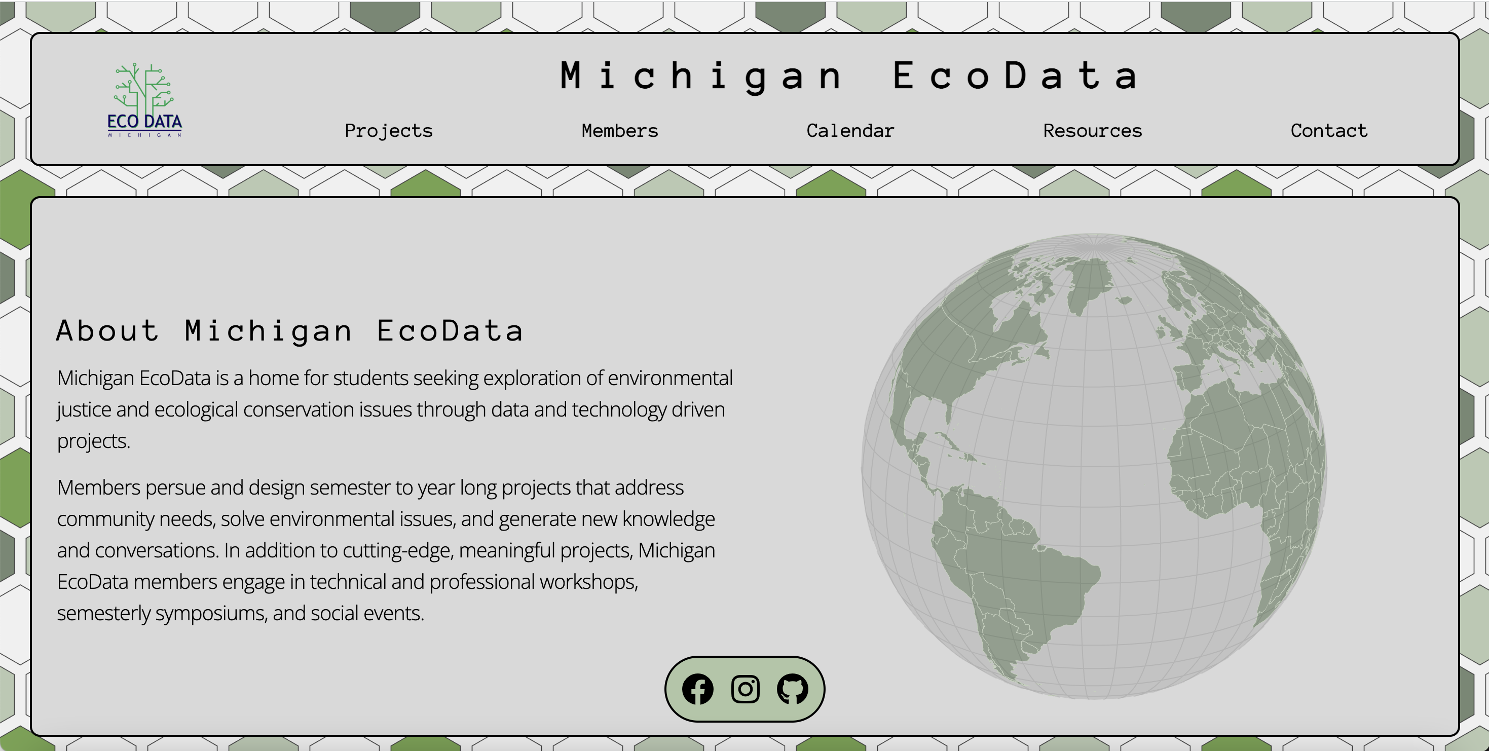 Michigan EcoData Website